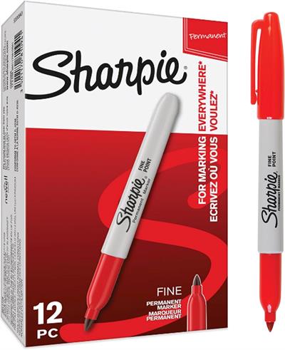 PENNARELLO SHARPIE FINE ROSSO S0810940 - MARCATORI PERMANENTI ...
